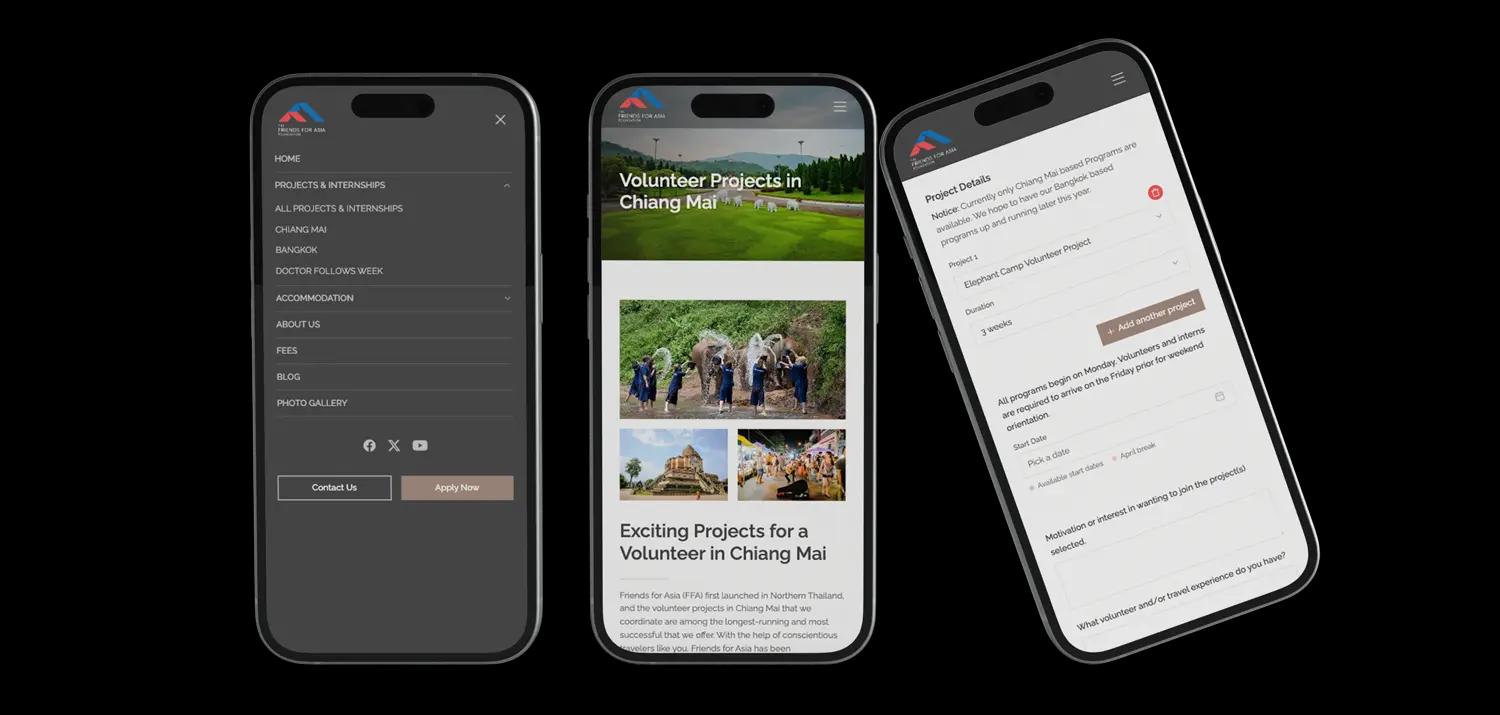 Volunteer Thailand Website Redesign & Rebrand | Graphio Creative Studio