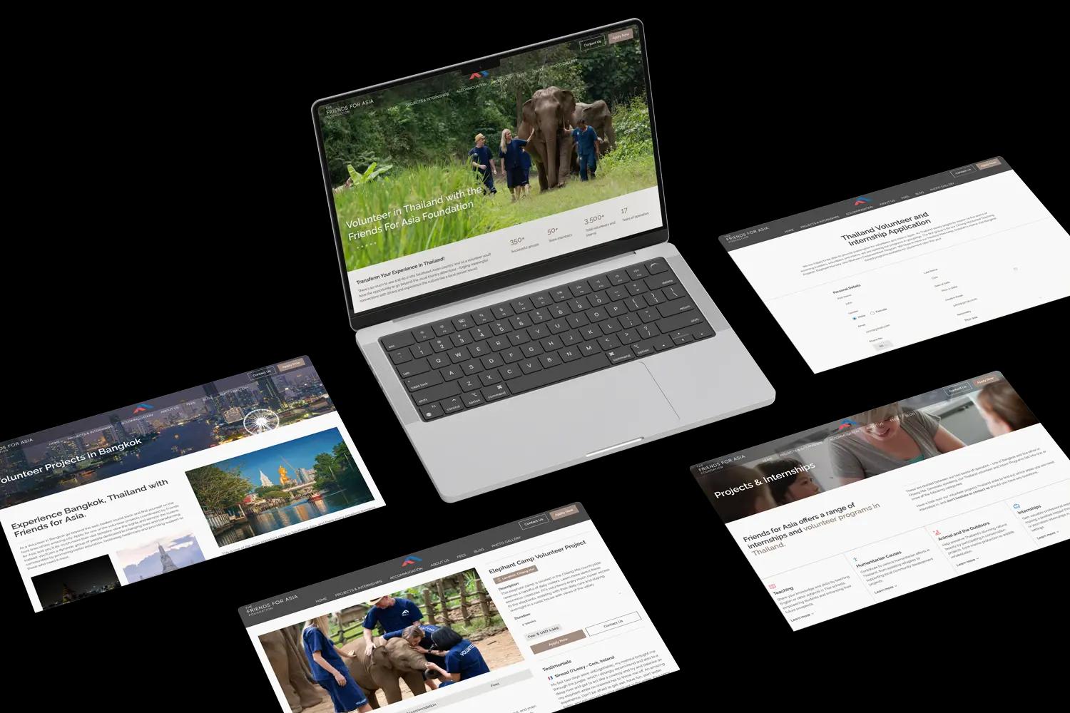 Volunteer Thailand Website Redesign & Rebrand | Graphio Creative Studio